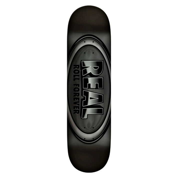 Real DBX Oval Silver Foil 8.50" Skateboard Deck – Food Court Skatepark
