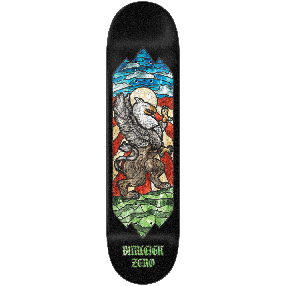 Zero Brandon Burleigh Stained Glass (Griffin) 8.50" Skateboard Deck ...